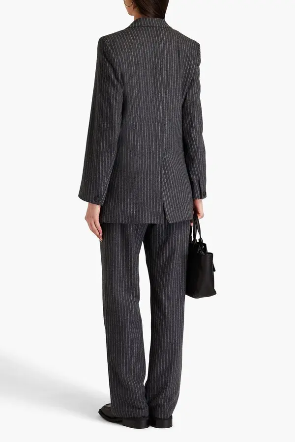 Rag & Bone Charles Pinstriped Wool-blend Blazer
