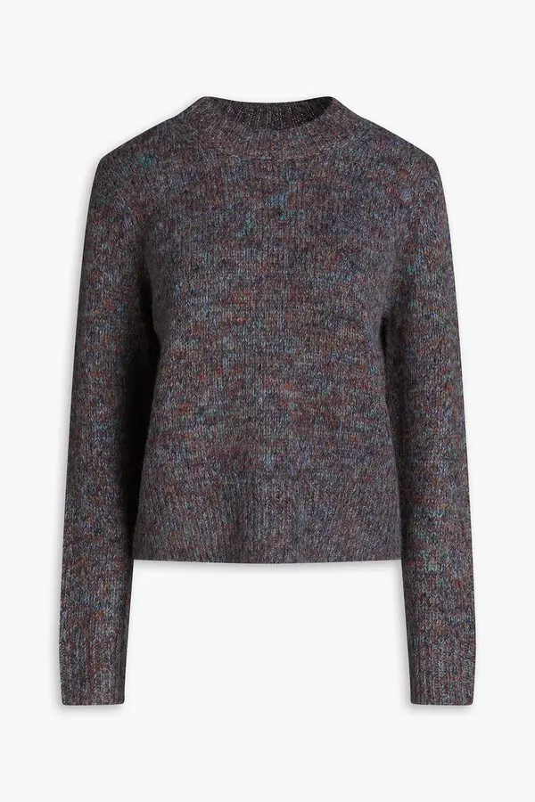 Vince Marled Knitted Sweater - Dark Gray