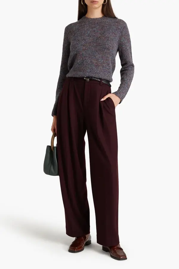 Vince Marled Knitted Sweater - Dark Gray
