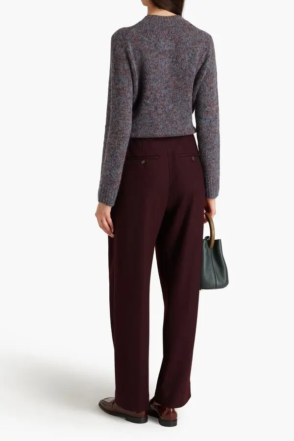 Vince Marled Knitted Sweater - Dark Gray