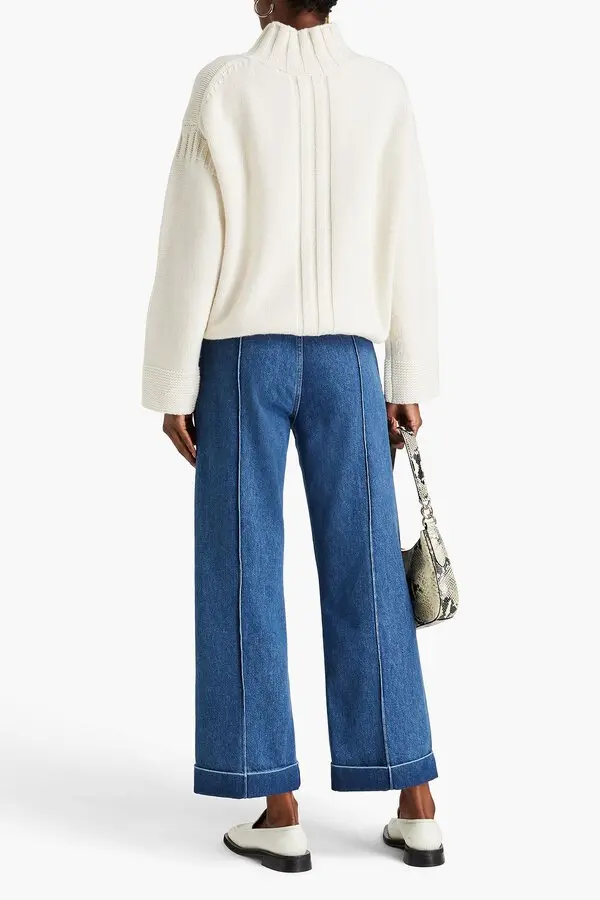FRAME 70s High-rise Straight-leg Jeans