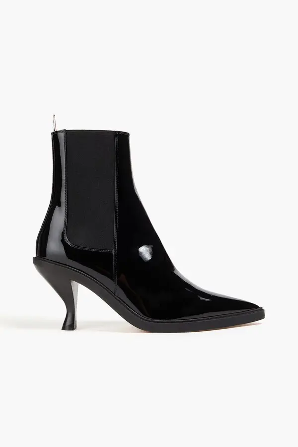Thom Browne Patent Leather Ankle Boots