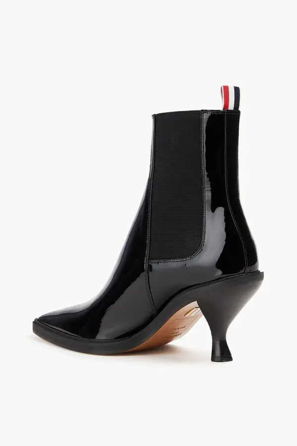 Thom Browne Patent Leather Ankle Boots