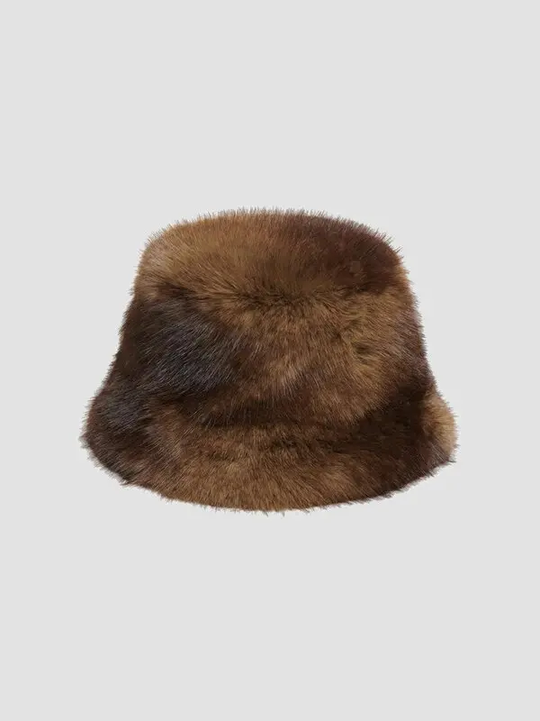 Apparis Gilly Faux- Bucket Hat - Mink
