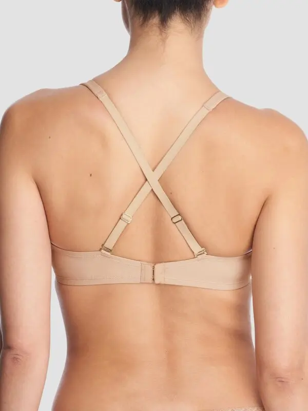 Natori Verge Plunge Convertible Bra - Cafe