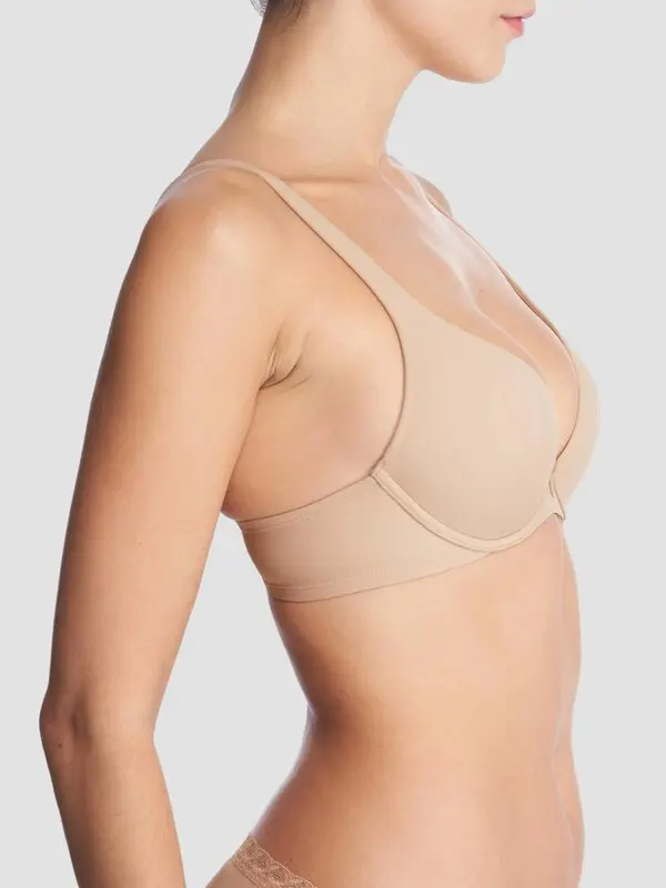 Natori Verge Plunge Convertible Bra - Cafe