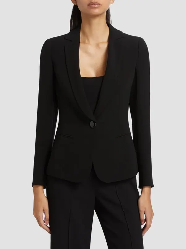 Giorgio Armani Silk One-button Blazer