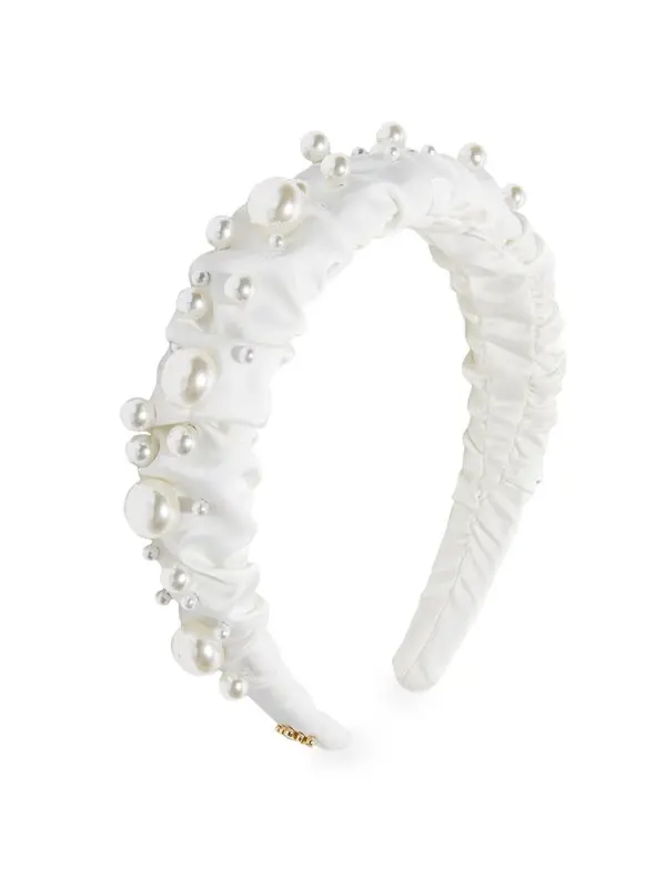 Lele Sadoughi Kelly Imitation Pearl Headband