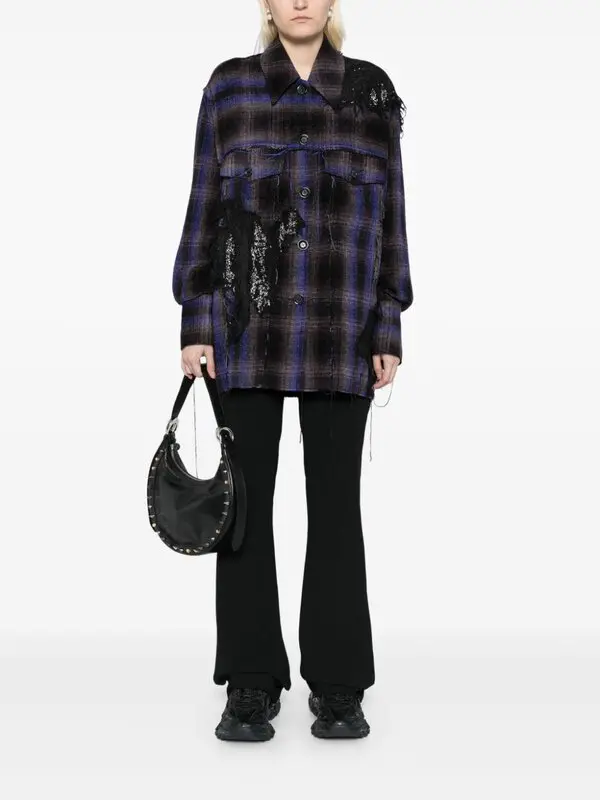 SONG FOR THE MUTE Check Pattern Jacket