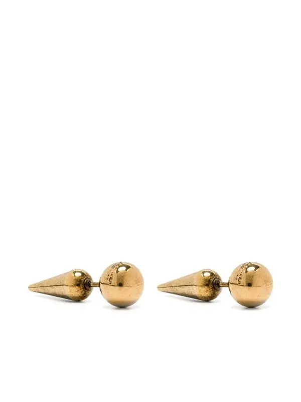 JIL SANDER Spike Stud Earrings - Gold