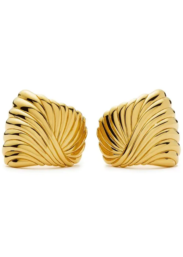 MISSOMA Ripple Stud Earrings - Gold