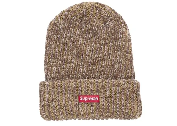 Supreme Loose Gauge Beanie - Tan