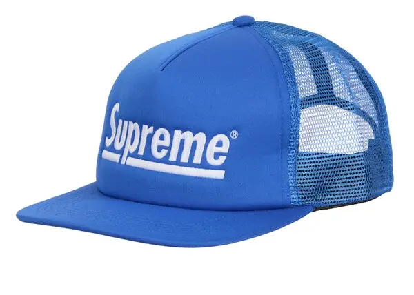Supreme 5-panel Mesh Cap - Light Royal