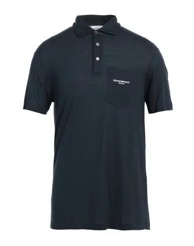 Emporio Armani Polo Shirt Size Lyocell, Viscose - Midnight Blue
