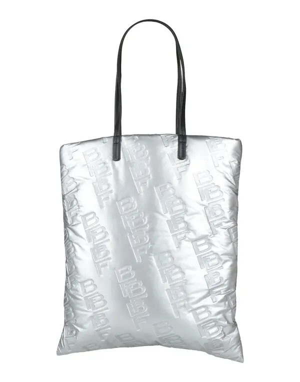 By Far Leather Shopper Bag - Silver