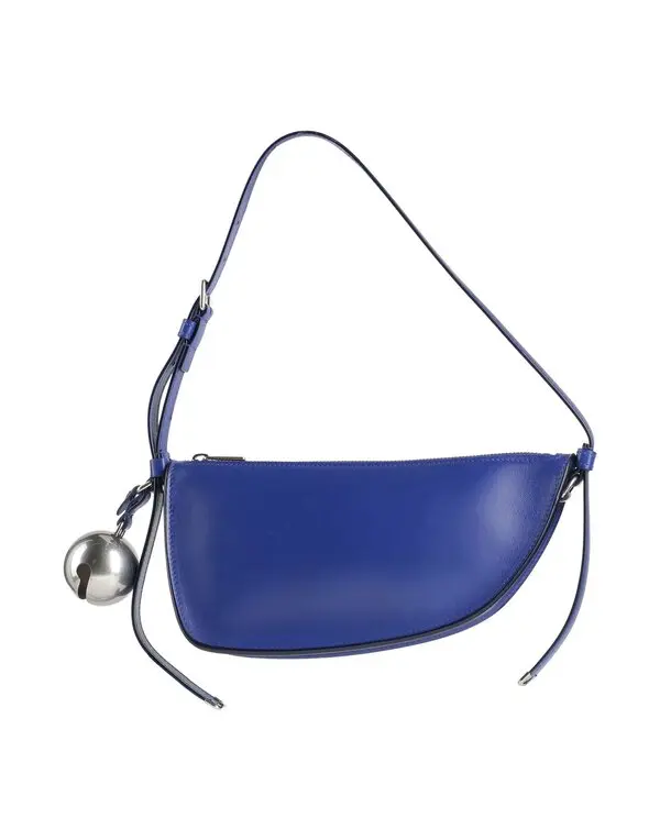 Burberry Leather Baguette Bag - Blue