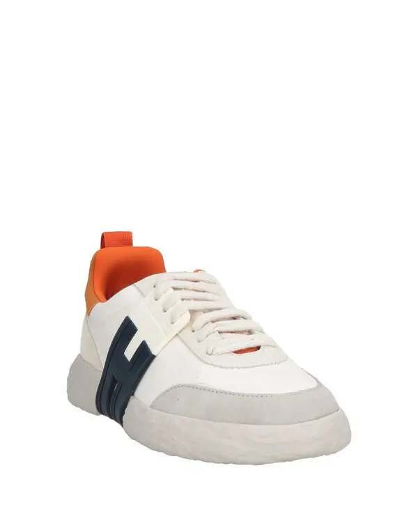 Hogan Low-top Sneakers With Embellished Logo Detail - Off White