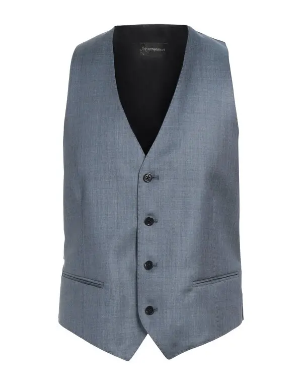 Emporio Armani Tailored Virgin Wool Vest