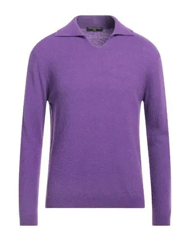 DANIELE FIESOLI Sweater In Merino Wool, Polyamide, And Cashmere - Purple