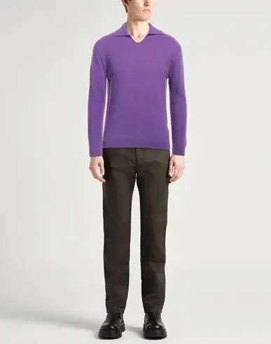 DANIELE FIESOLI Sweater In Merino Wool, Polyamide, And Cashmere - Purple