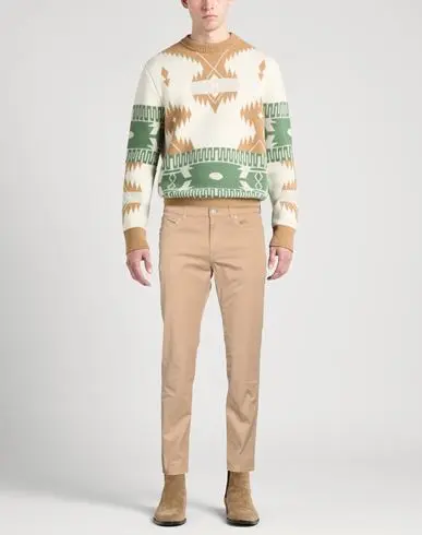 Dunhill Cotton Elastane Twill Pants - Camel