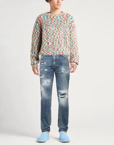 Dsquared2 Tapered Distressed Denim Jeans - Blue
