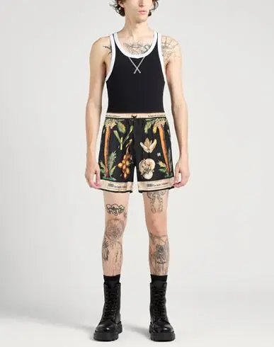 Amiri Floral-print Satin Shorts