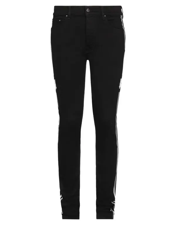 Amiri Skinny Jeans With Side Seam Stripes