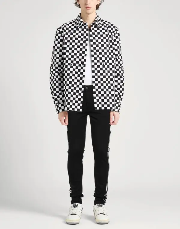 Amiri Skinny Jeans With Side Seam Stripes