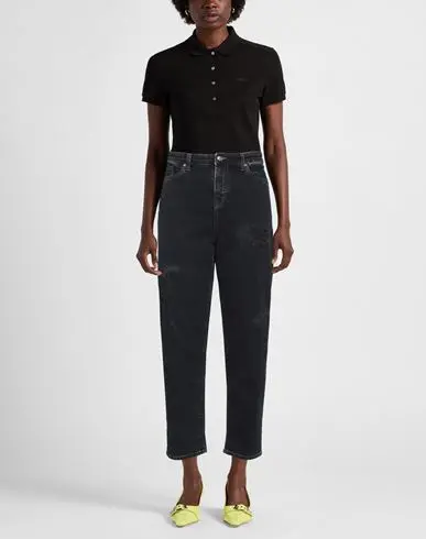 Armani Exchange Cotton Elastane Tapered Jeans - Blue
