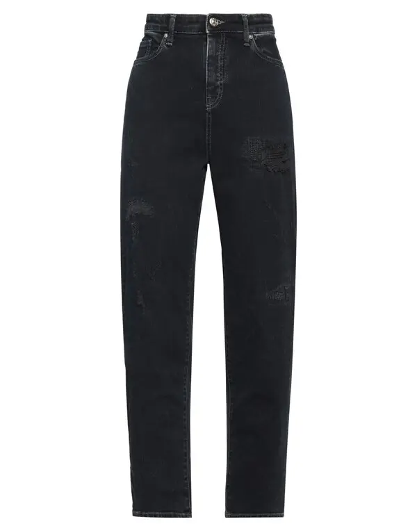 Armani Exchange Cotton Elastane Tapered Jeans - Blue