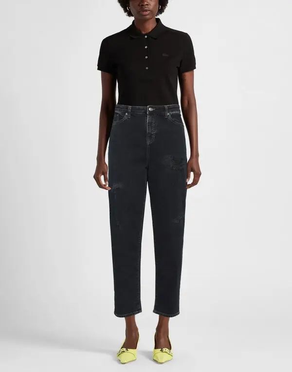 Armani Exchange Cotton Elastane Tapered Jeans - Blue