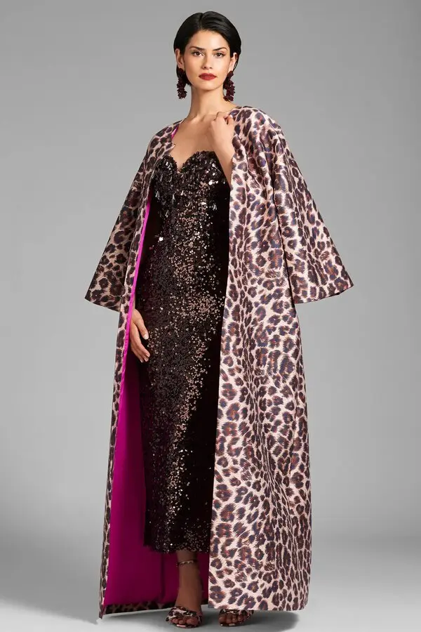Sachin & Babi Calliope Leopard Print Coat