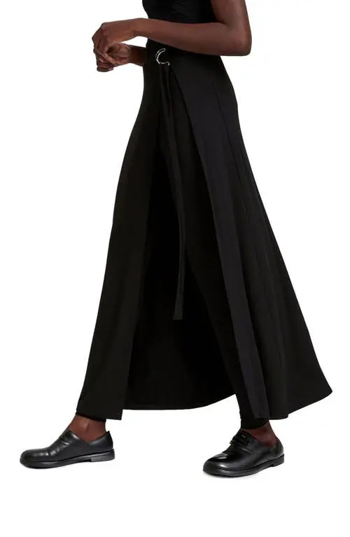 MARCELLA Waverly Tie Belt Jersey Skirted Pants