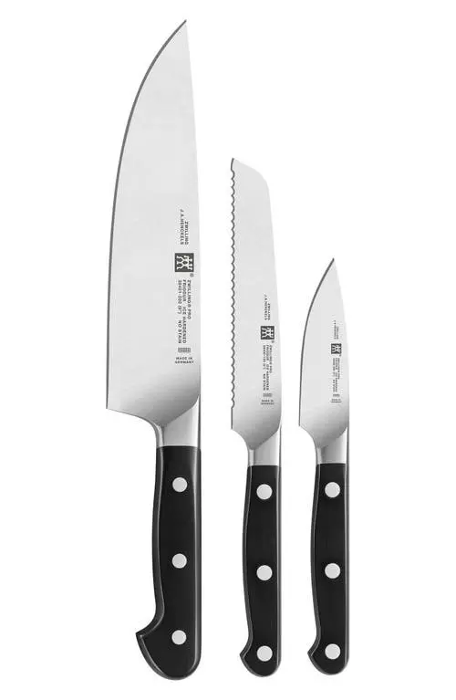 ZWILLING Pro 3-piece Knife Starter Set - Silver