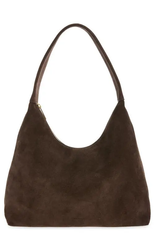 MANSUR GAVRIEL Candy Suede Shoulder Bag - Ebony