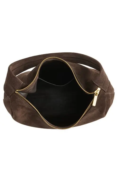 MANSUR GAVRIEL Candy Suede Shoulder Bag - Ebony