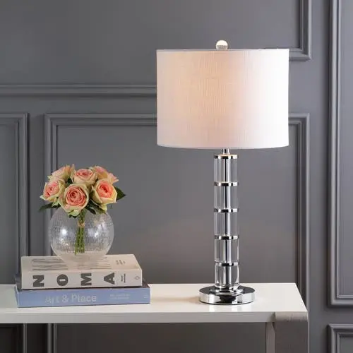 JONATHAN Y Hailey Crystal Led Table Lamp