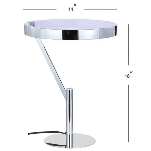 JONATHAN Y Owen Integrated Led Metal Table Lamp