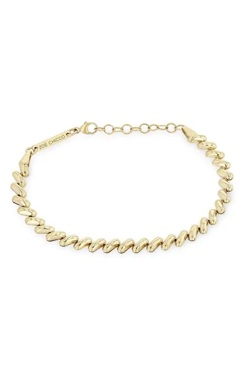 Zoe Chicco San Marco Chain Bracelet - Yellow