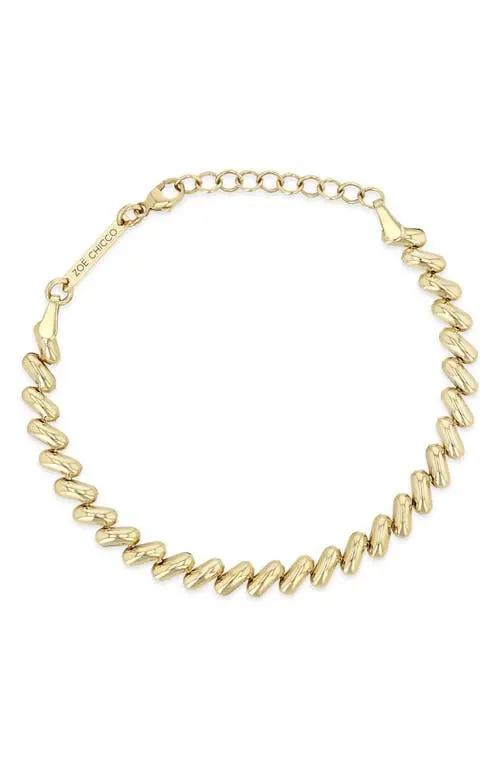 Zoe Chicco San Marco Chain Bracelet - Yellow