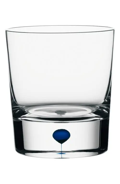 ORREFORS Intermezzo' Old-fashioned Glass - Clear/ Blue