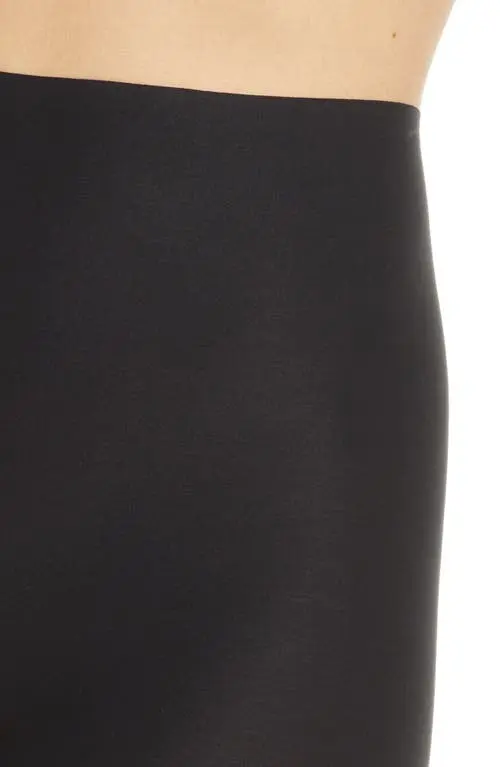 Chantelle Soft Stretch Seamless High Waist Mid-thigh Shorts - Black