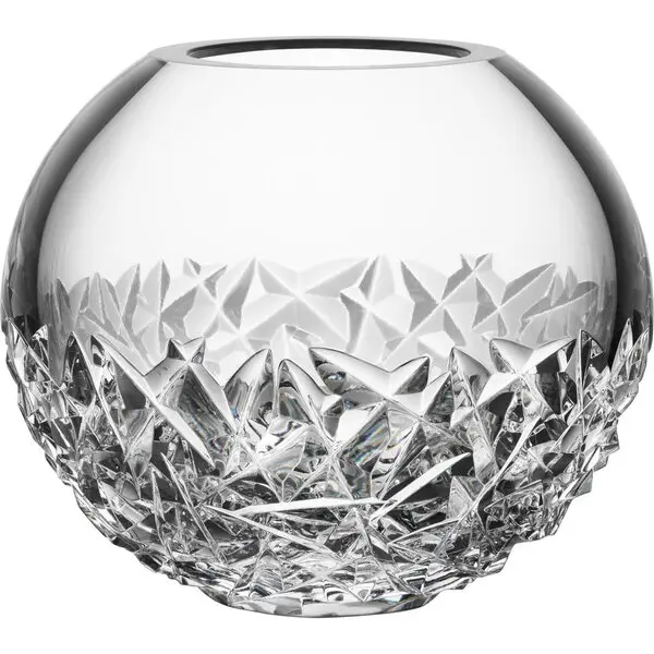 ORREFORS Carat Lead Crystal Globe Vase - Clear - Large