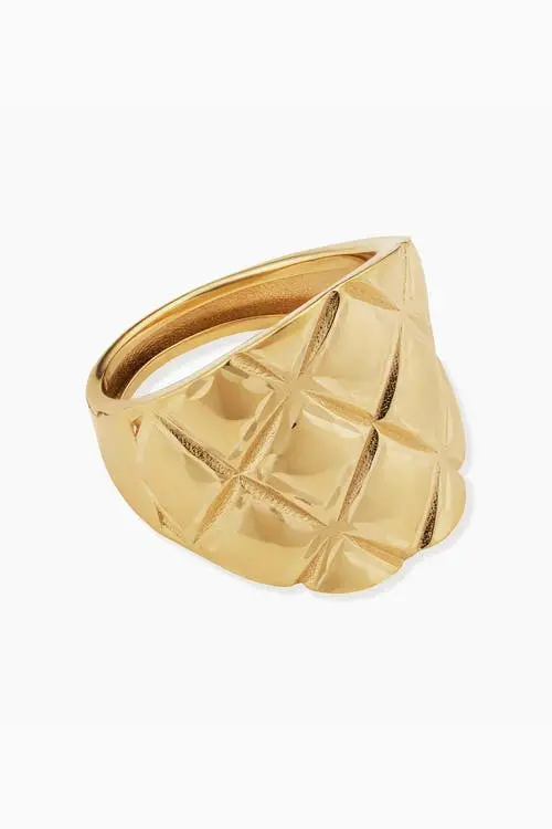 ORADINA 14k Gold Diamondback Ring