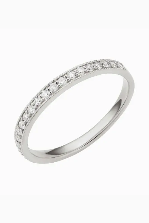 ORADINA 14k Gold Diamond Band - White Gold