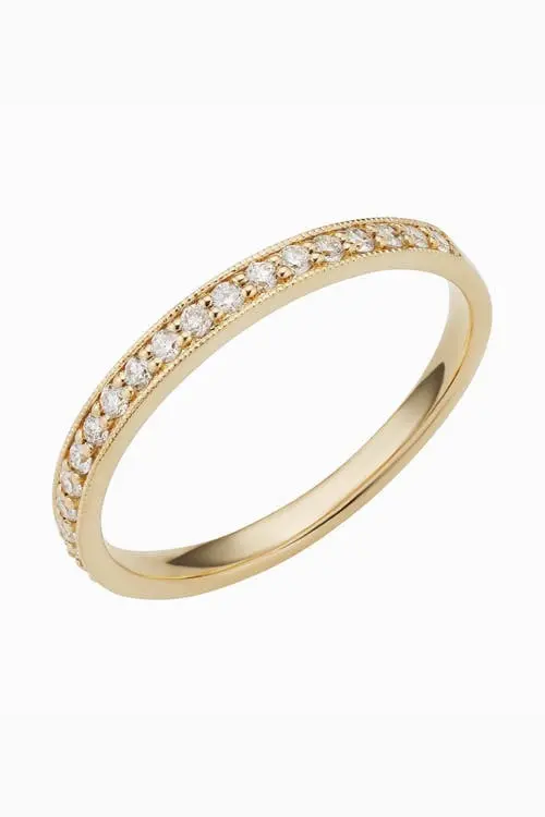 ORADINA 14k Gold Diamond Band - Yellow Gold
