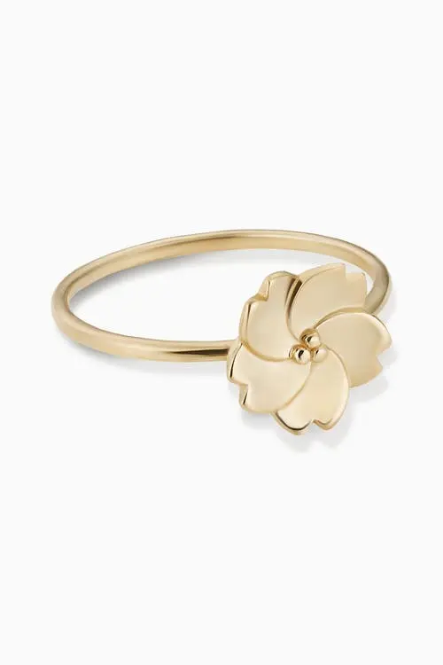 ORADINA 14k Gold Fresh Bouquet Ring