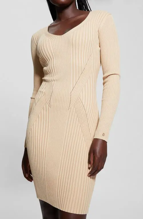 Guess Isabella Long Sleeve Sweater Dress