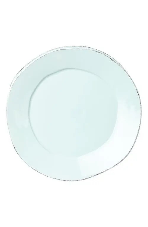 VIETRI Lastra Stoneware Dinner Plate - Aqua